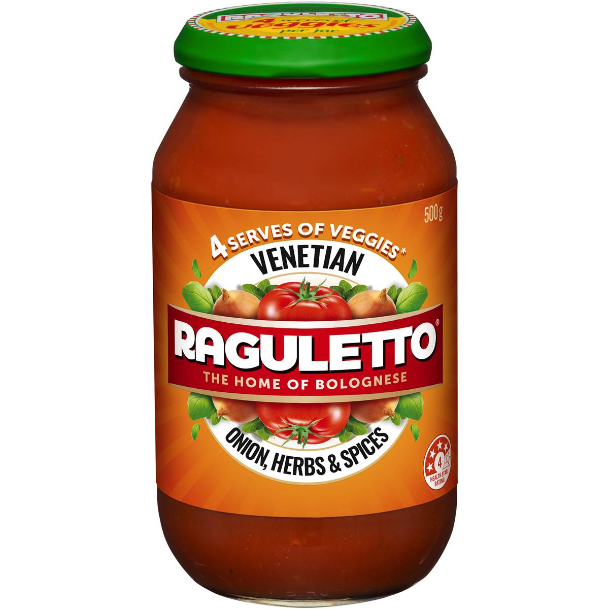 Calories in Raguletto Pasta Sauce Venetian calcount
