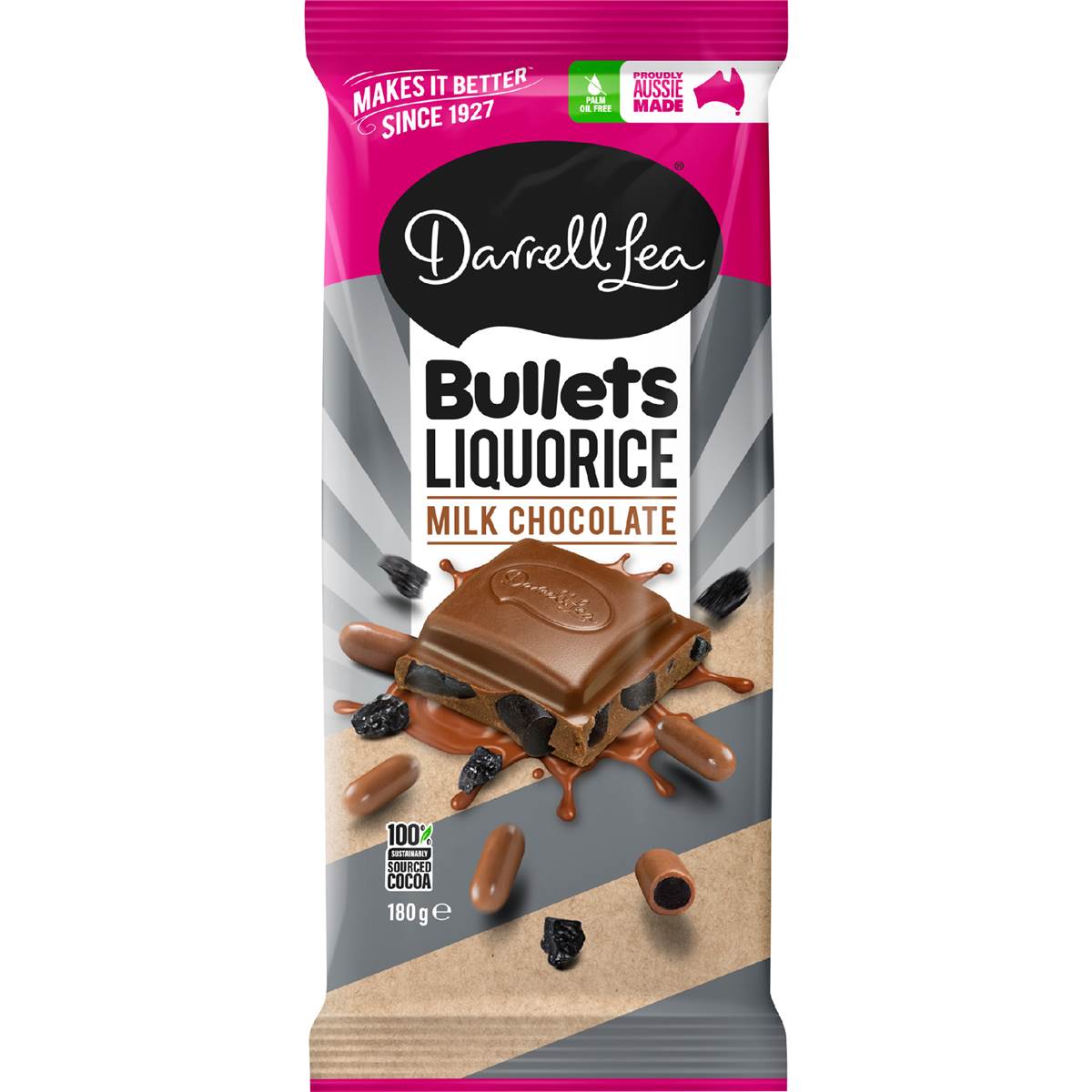 Calories in Darrell Lea Traditional Liquorice Block calcount