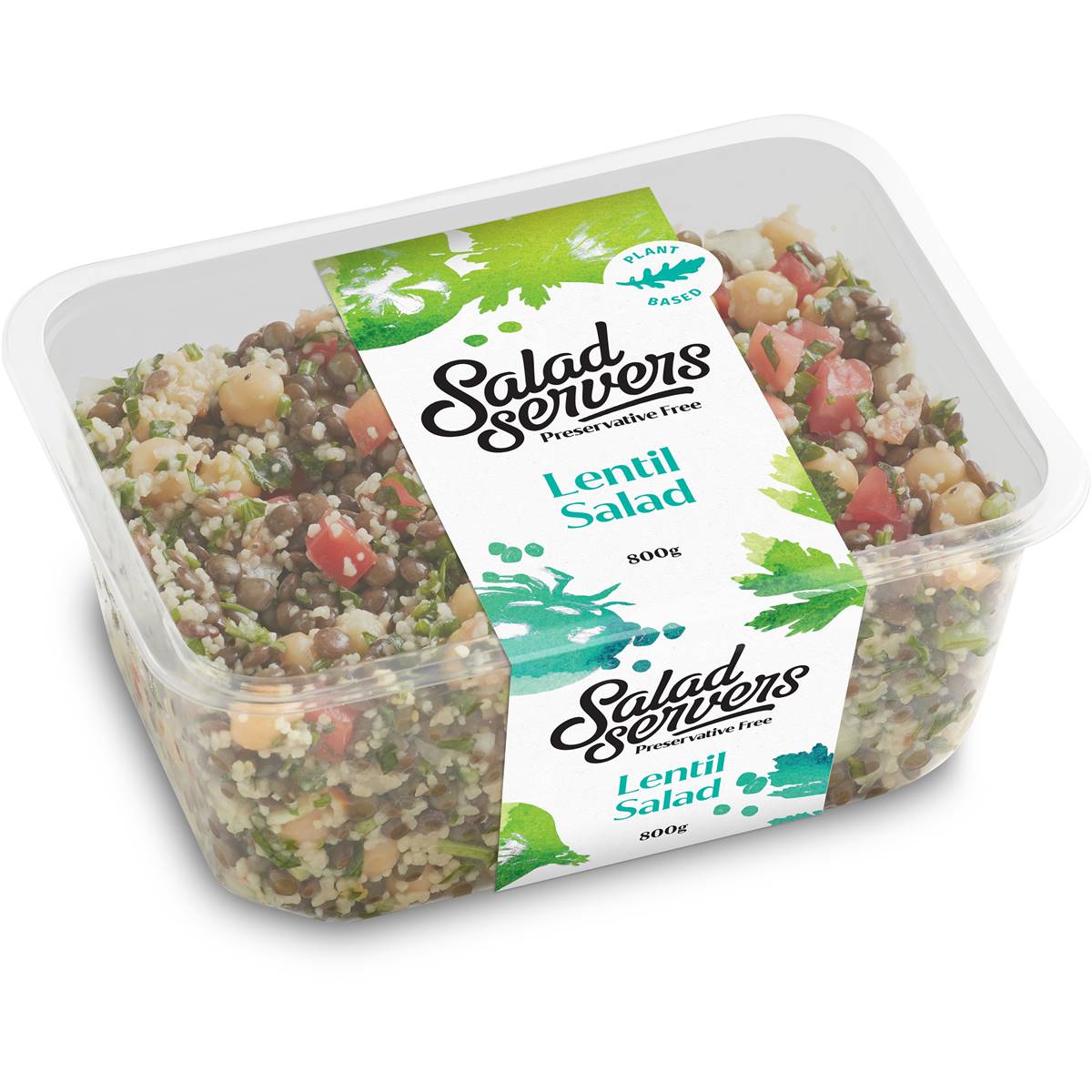 Calories in The Salad Servers Lentil Salad calcount
