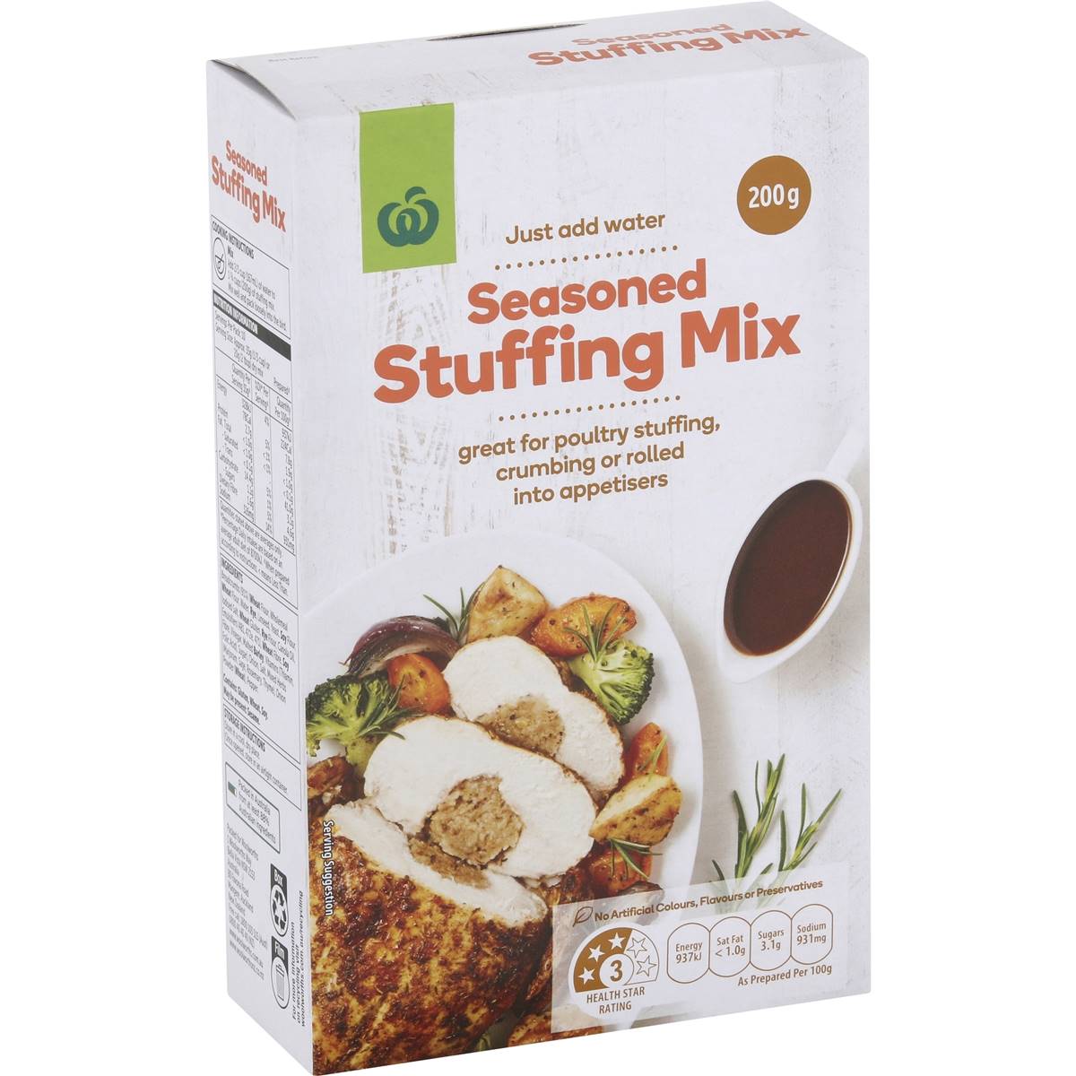 Calories in Woolworths Stuffing Mix calcount