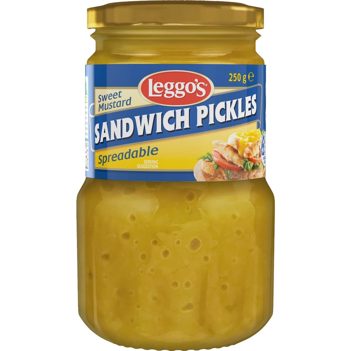 Calories in Three Threes Spreadable Sweet Mustard Pickles calcount