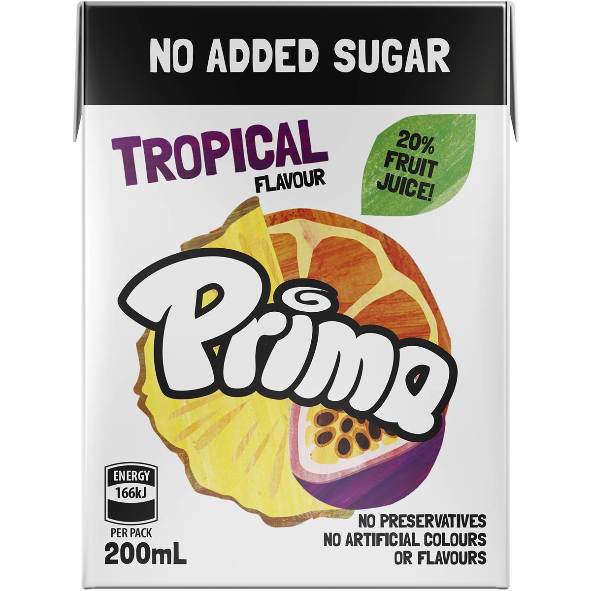 Calories in Prima Tropical Fruit Drink calcount