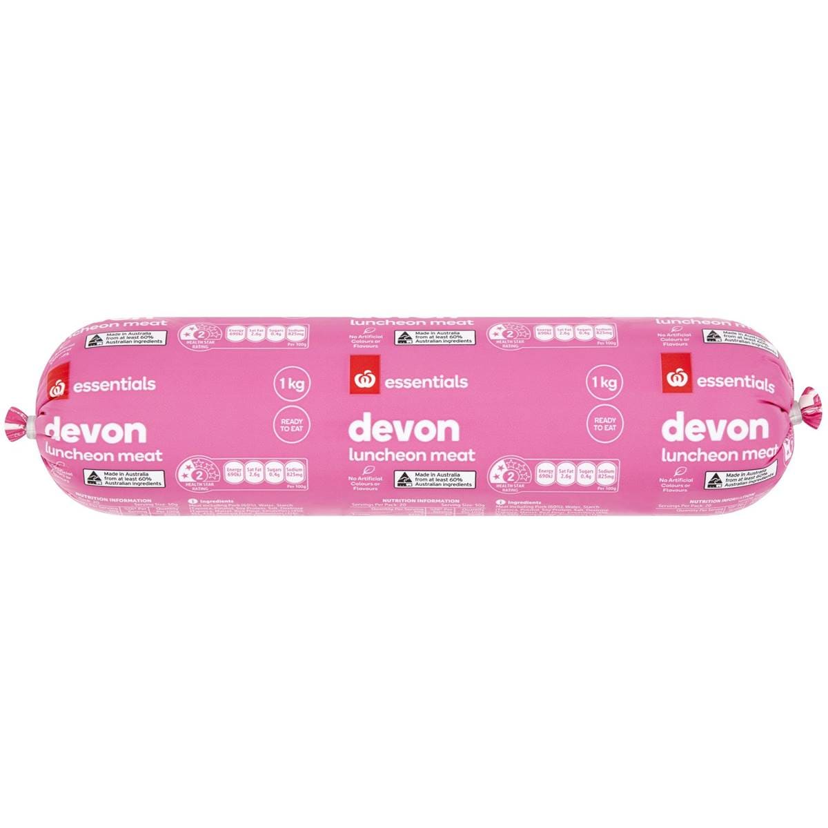 Calories in Essentials Devon Roll calcount