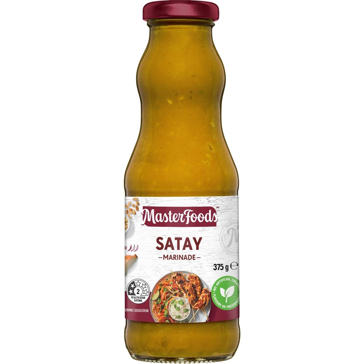 Calories in Masterfoods Marinade Satay calcount