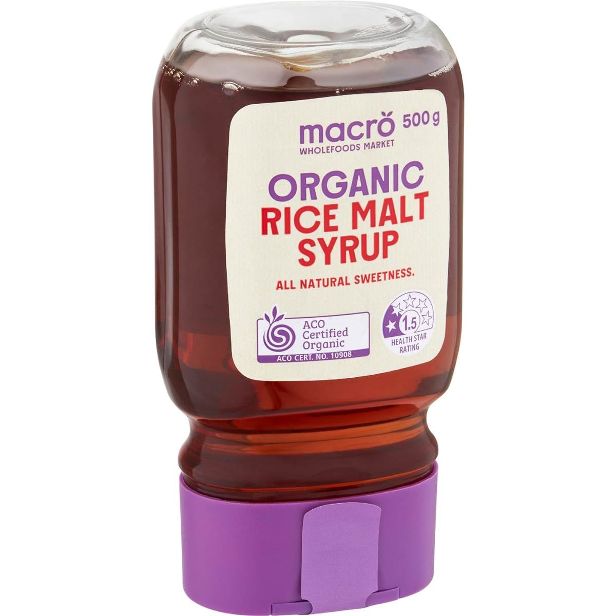 Calories in Pureharvest Rice Malt Syrup Calorie Counter Australia