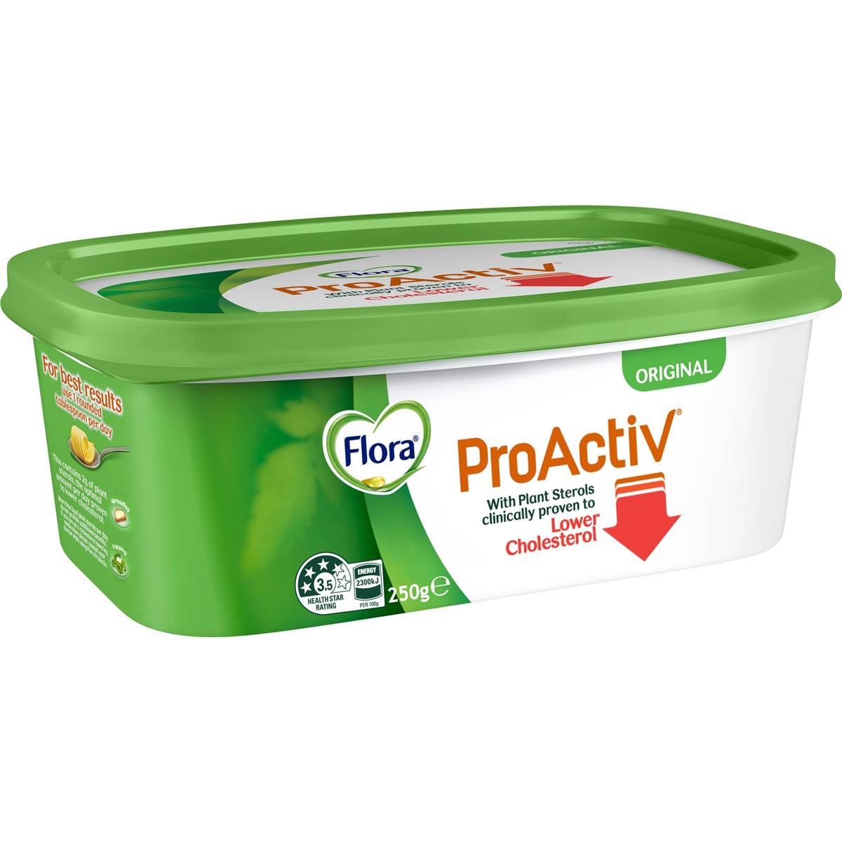 Calories in Flora Pro-activ Spread Original calcount