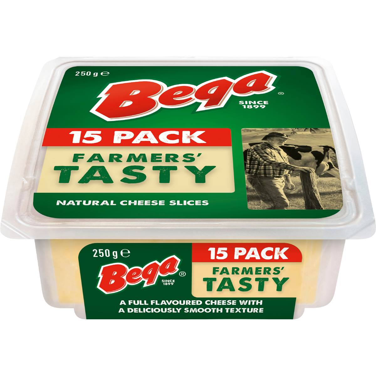 Calories in Bega Tasty Natural Cheese Slices calcount