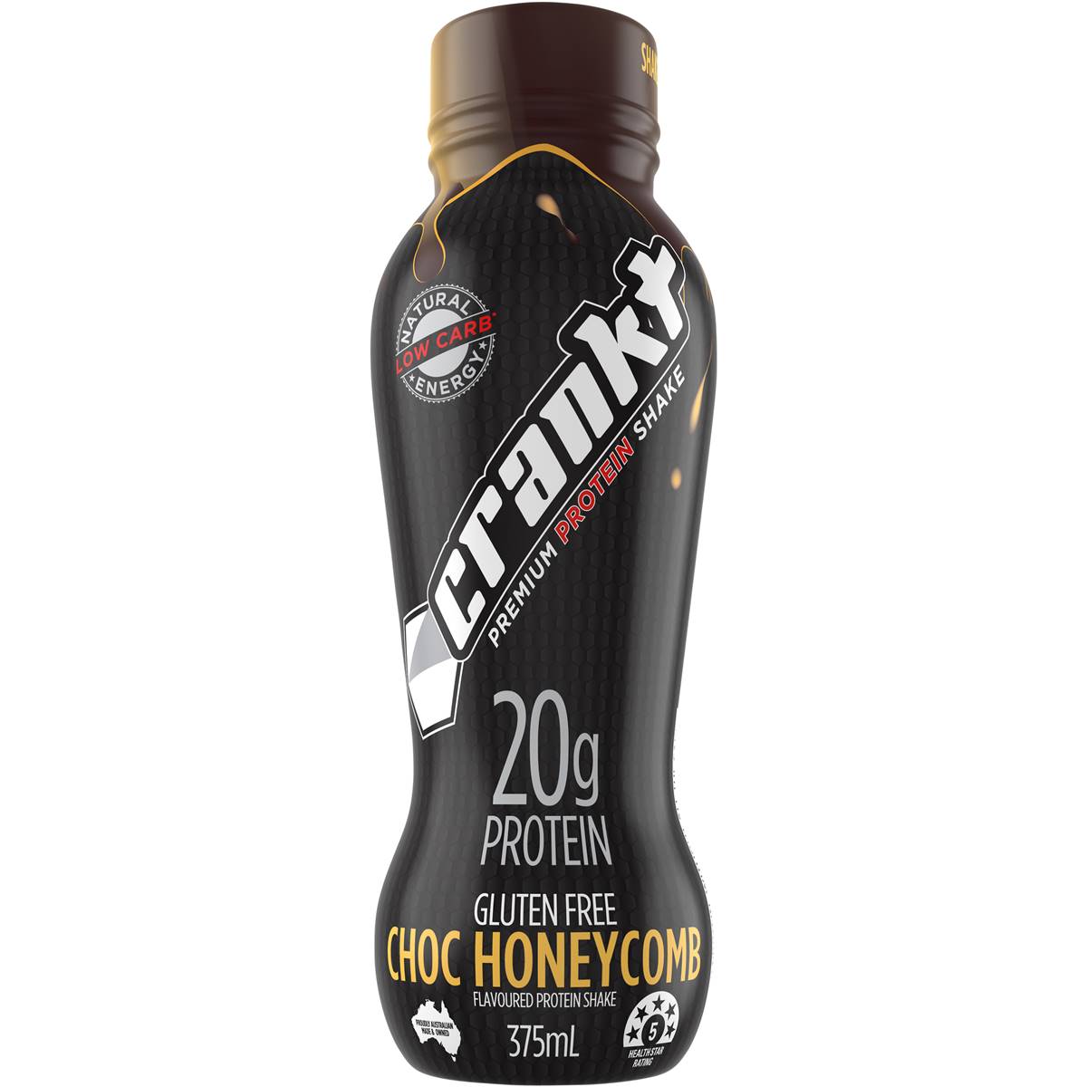 Calories in Crankt Choc Honeycomb Protein Max Shake