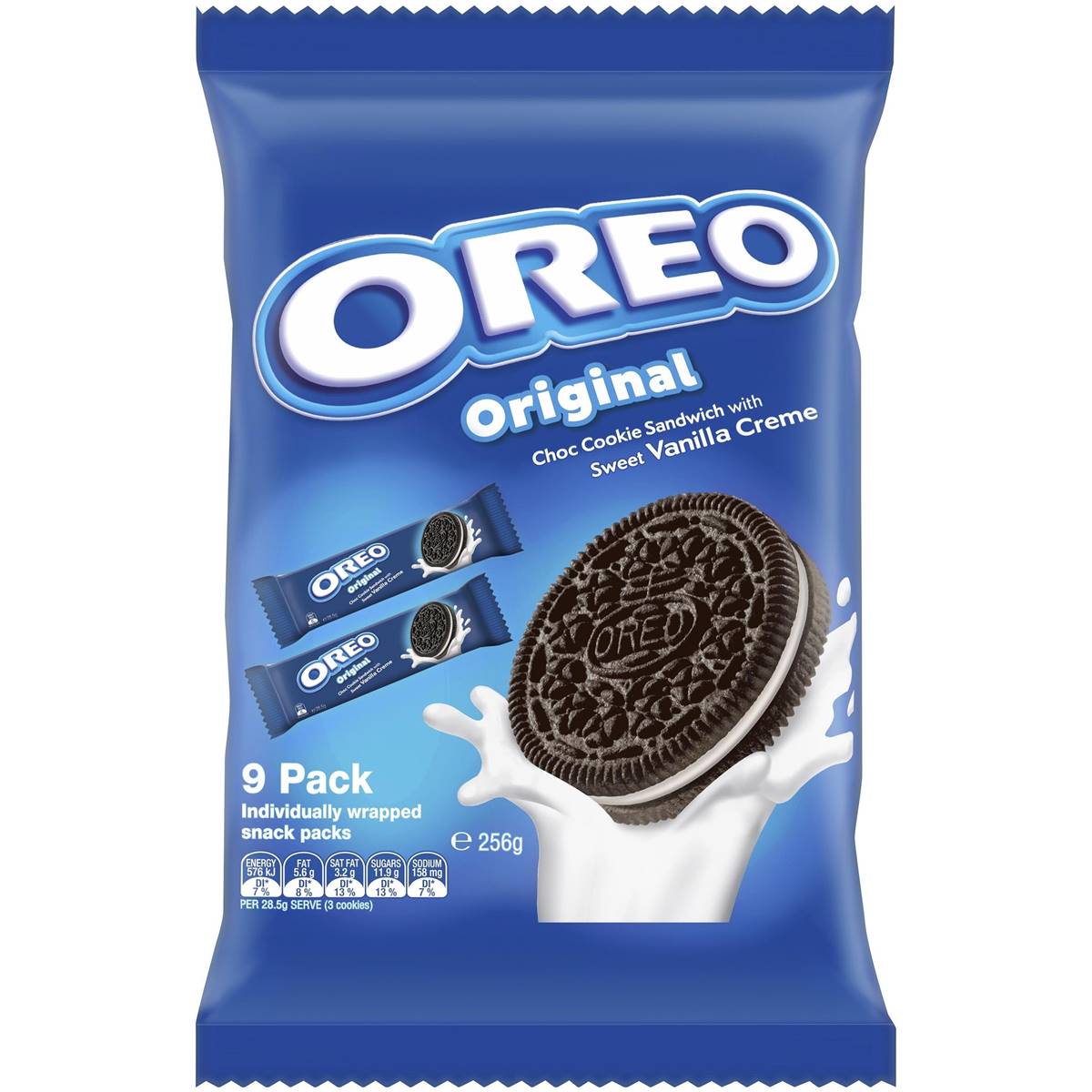 Calories in Oreo Grab & Go Original calcount