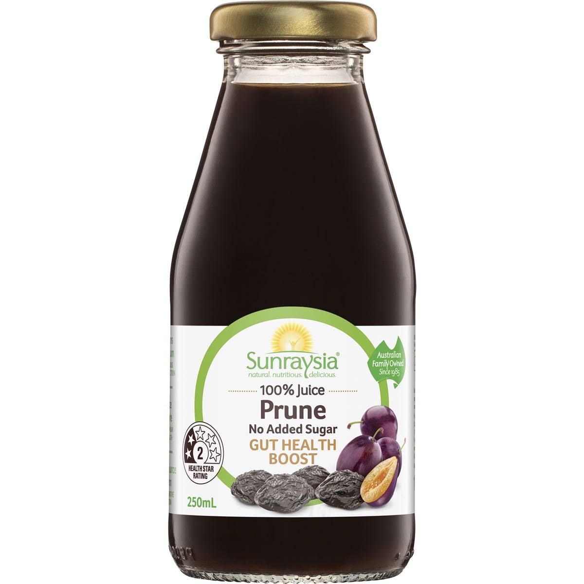 Calories in Sunraysia Natural Prune Juice calcount