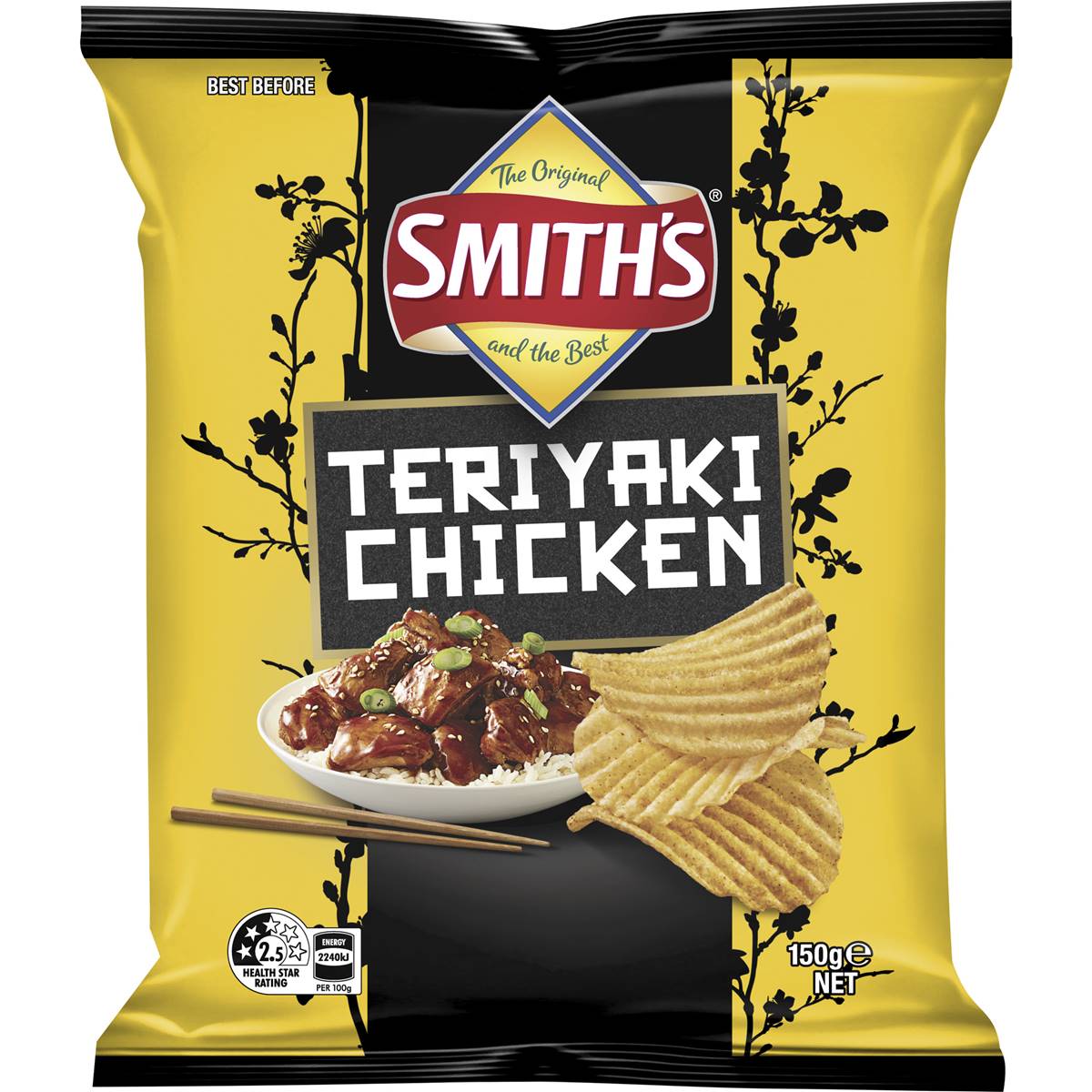 Calories in Smith's Teriyaki Chicken Chips calcount