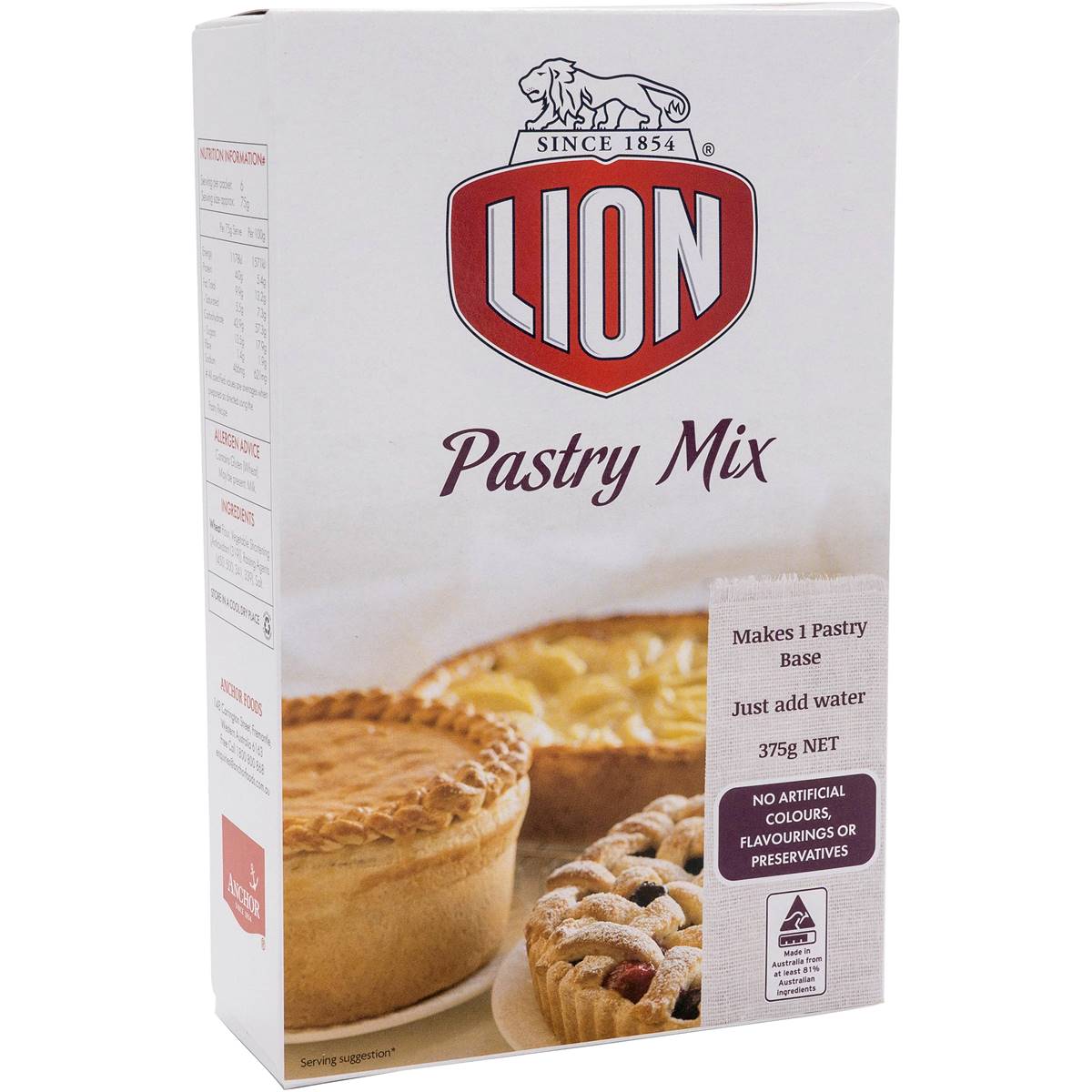 Calories in Lion Scones, prepared as per package instructions calcount