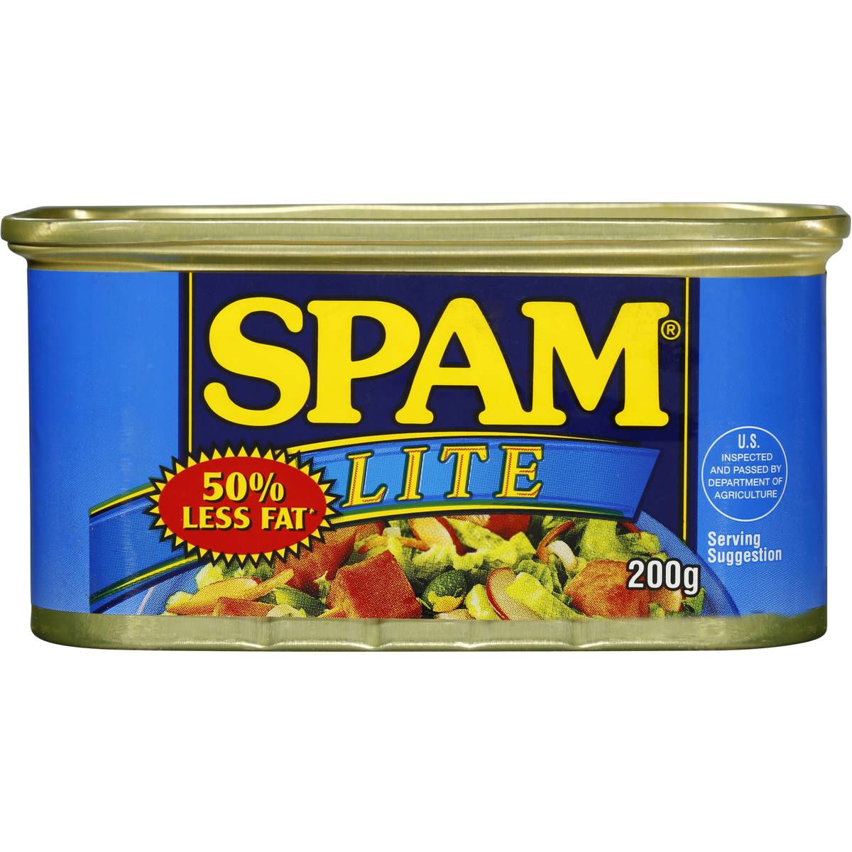 Calories in Spam Ham Spiced Lite Less Fat calcount