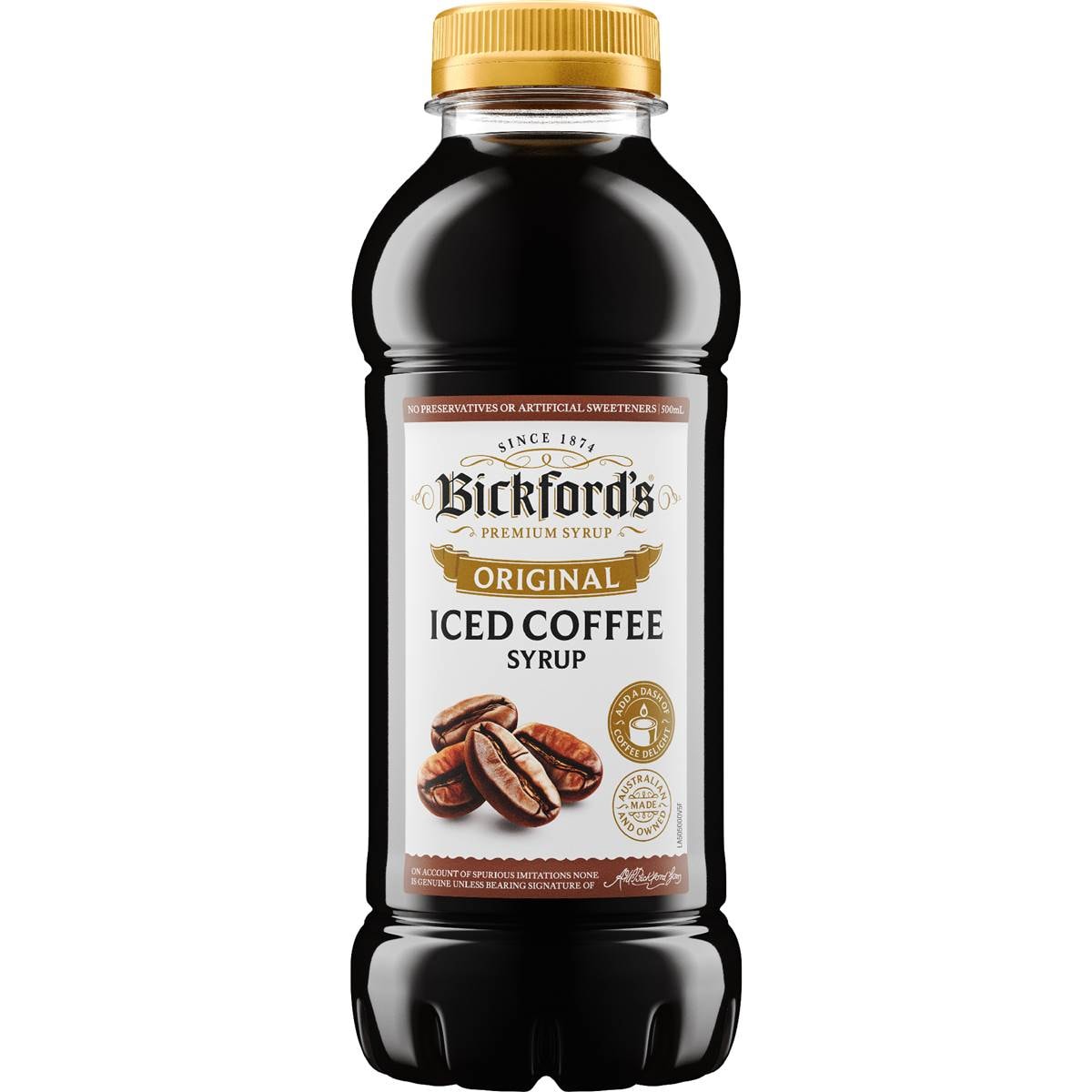 Calories in Bickford's Chicory Essence Iced Coffee Syrup calcount