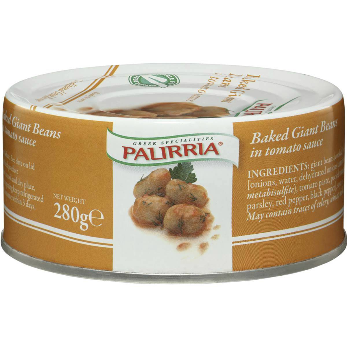 Calories in Palirria European Foods Baked Giant Beans calcount