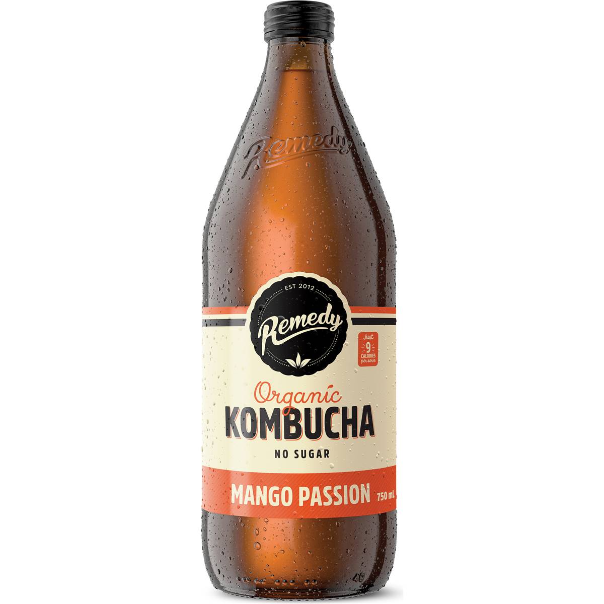 Calories in Remedy Kombucha Organic Kombucha, All Flavours calcount