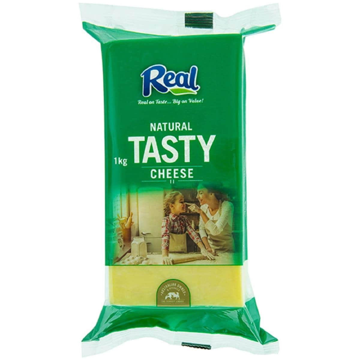 Calories in The Real Natural Tasty Cheese Slices calcount