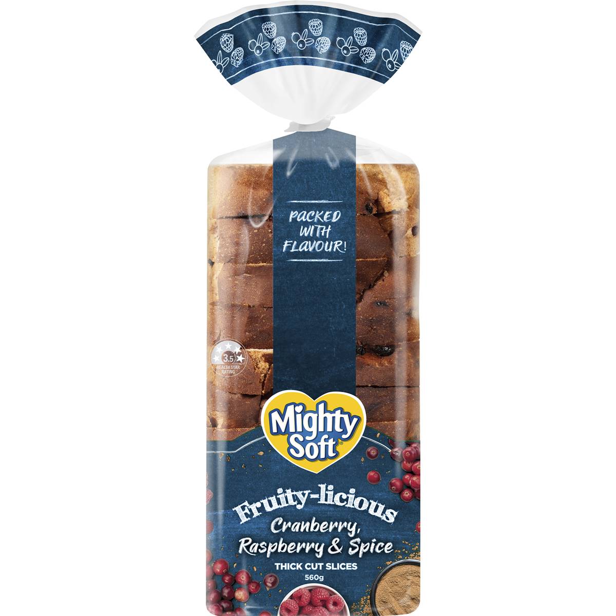 Calories in Mighty Soft Fruit Loaf Cafe Style calcount