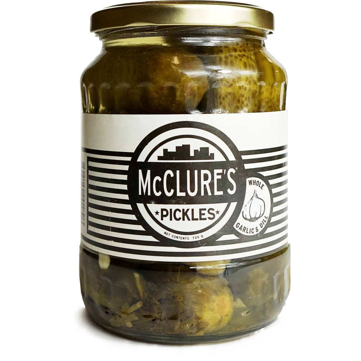 Calories in Mcclure's Pickles Garlic & Dill calcount