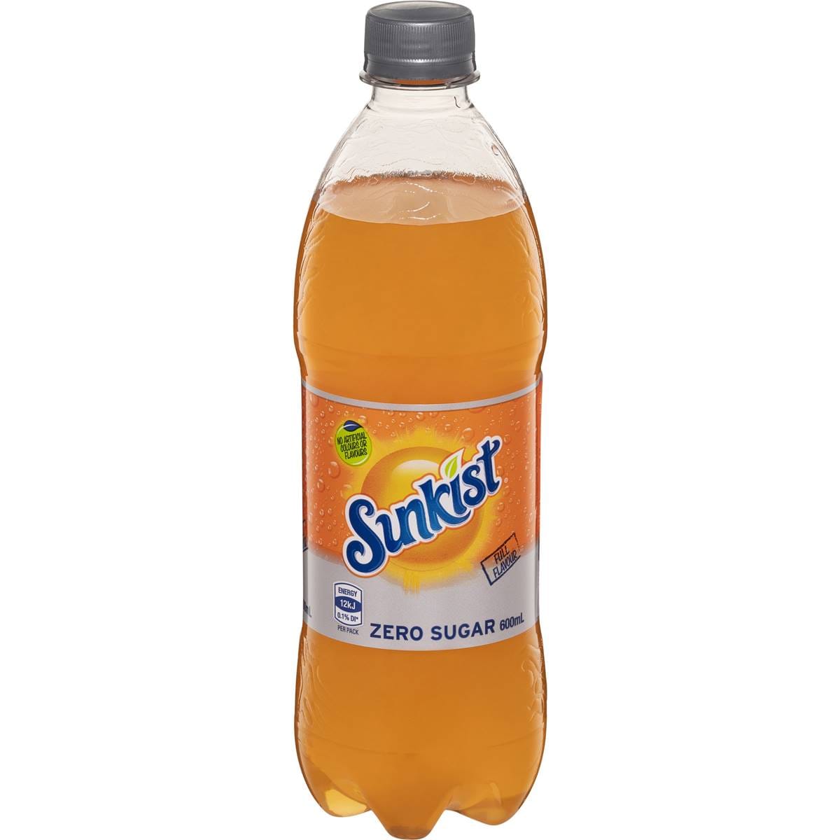 Calories in Sunkist Zero Sugar Calorie Counter Australia
