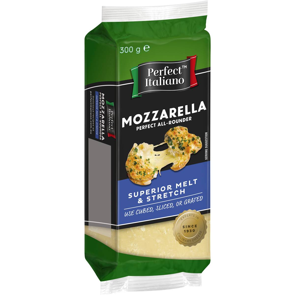 Calories in Perfect Italiano Mozzarella Block calcount
