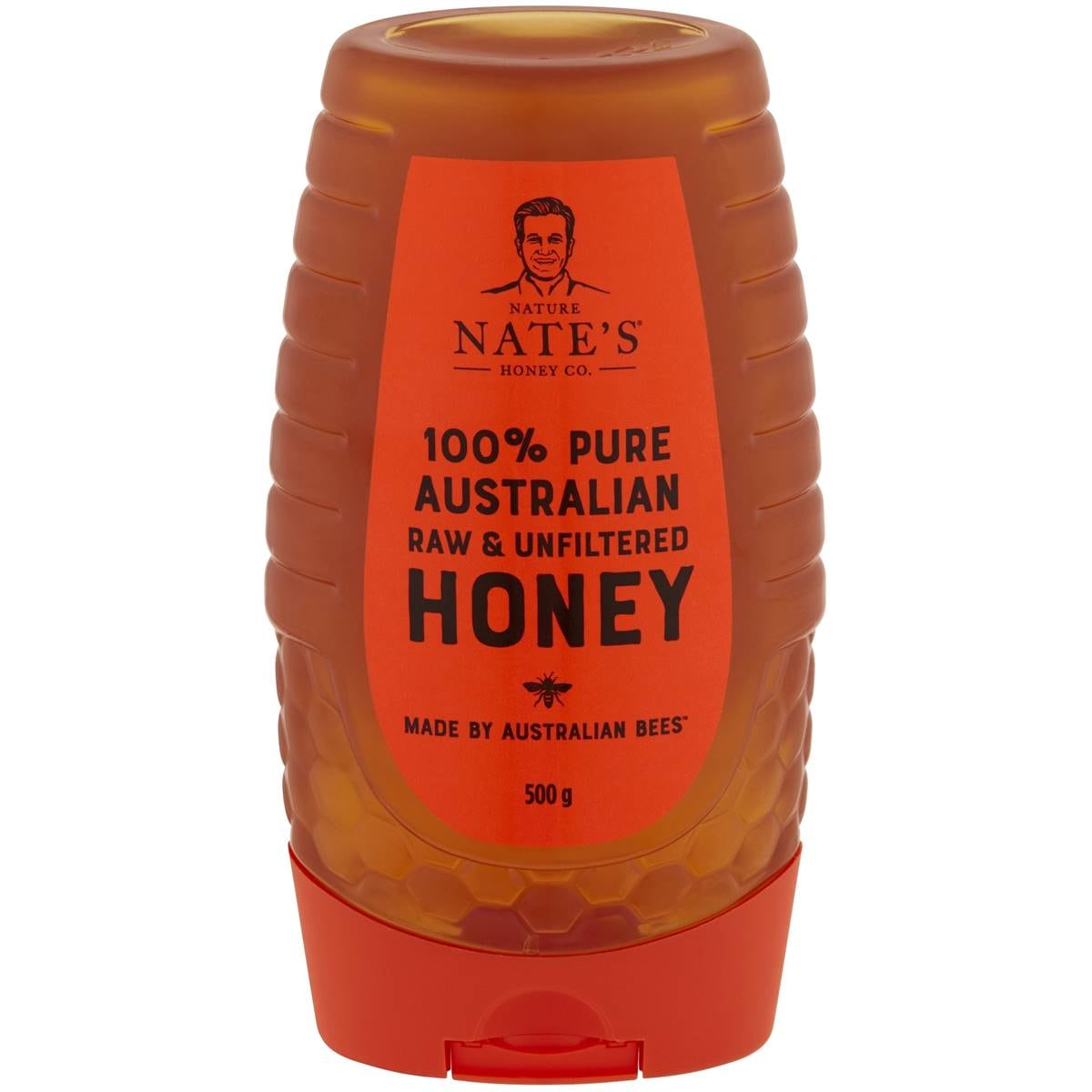 Calories in Nature Nate's 100% Pure Australian Raw & Unfiltered Honey ...