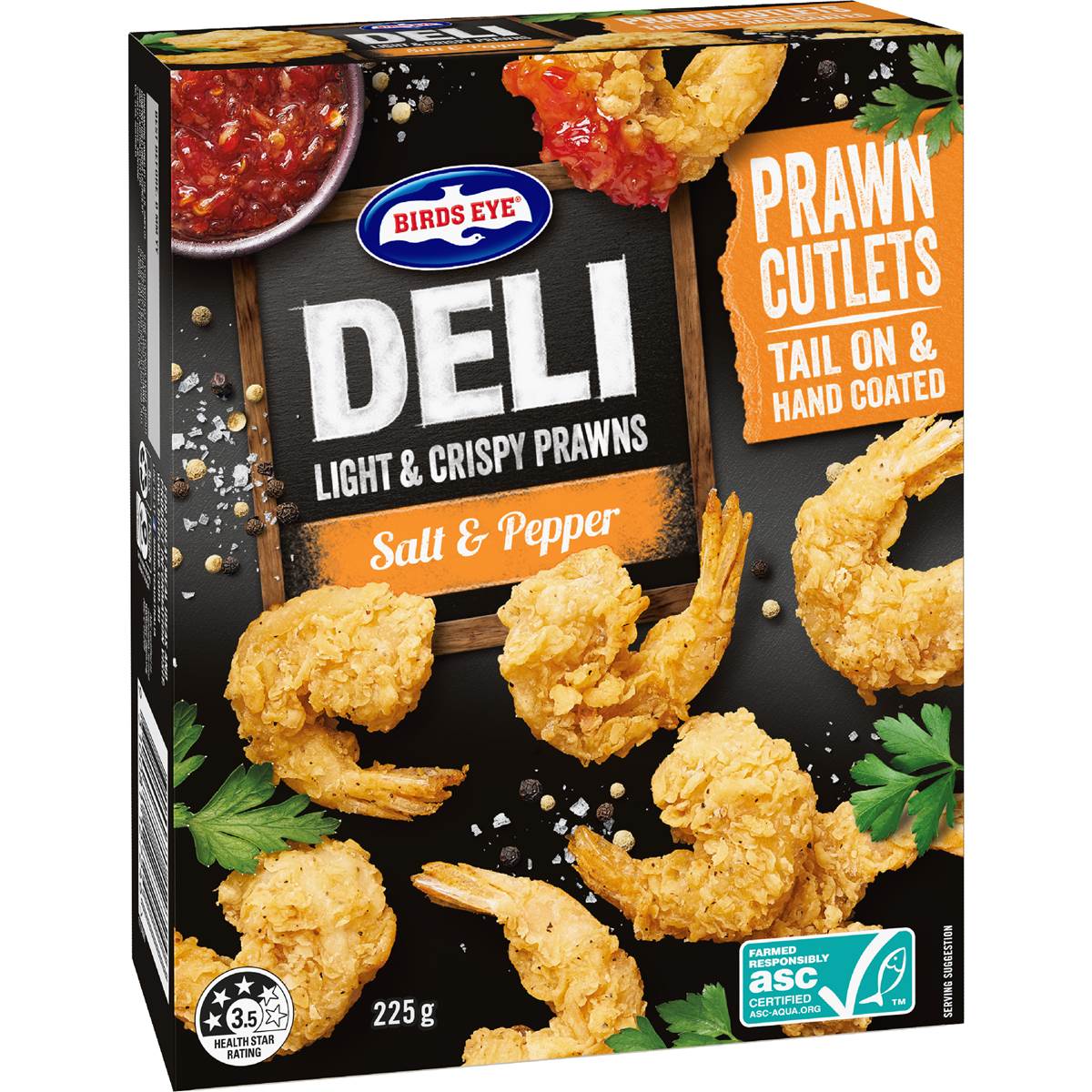 Calories in Woolworths Crumbed Prawn Cutlets calcount