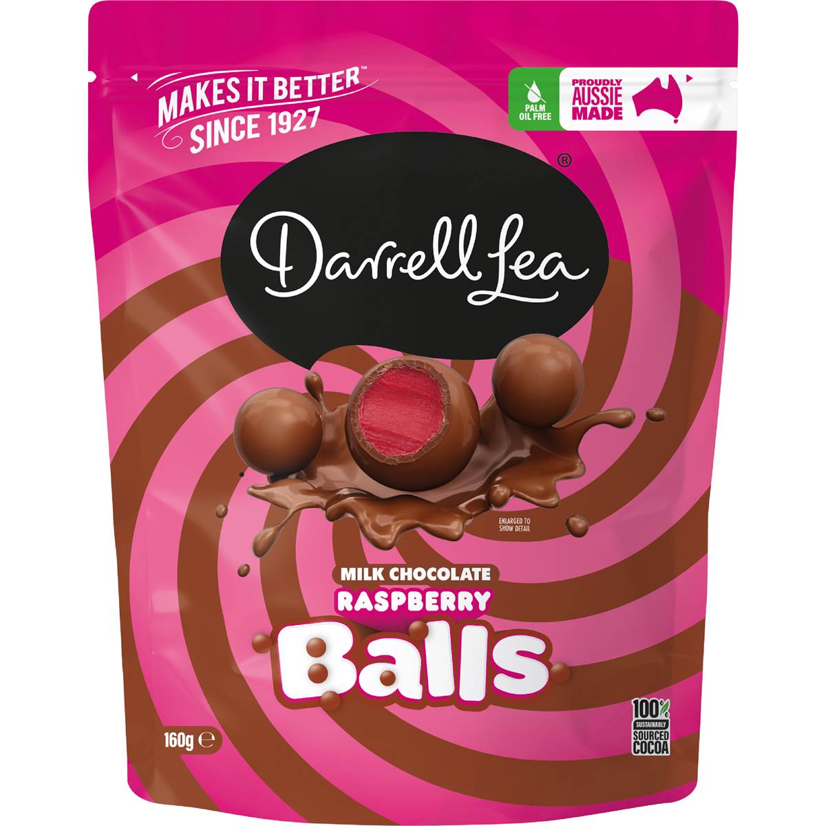 Calories in Darrell Lea Double Chocolate bb's Balls calcount