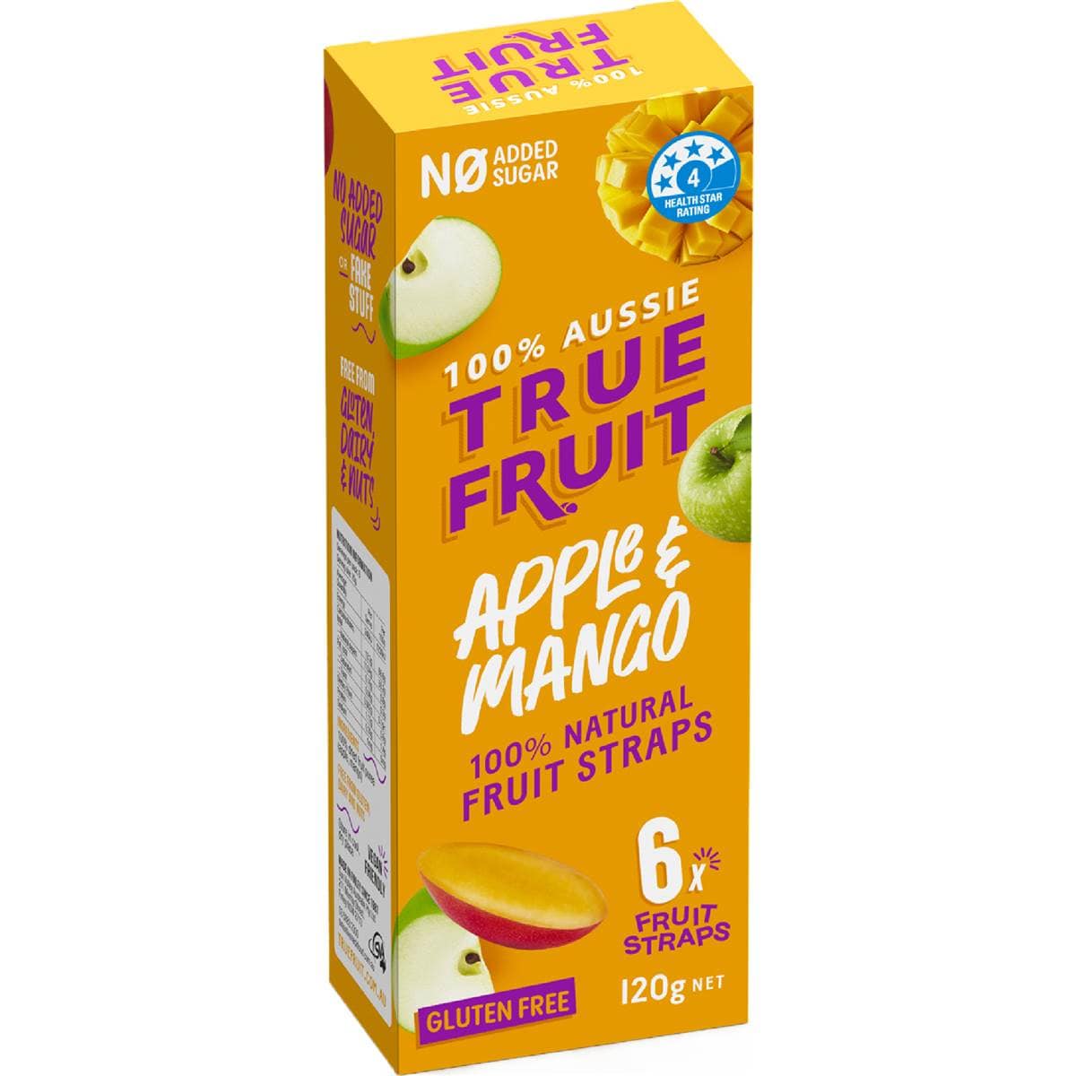 Calories in True Fruit Strips Apple & Strawberry calcount