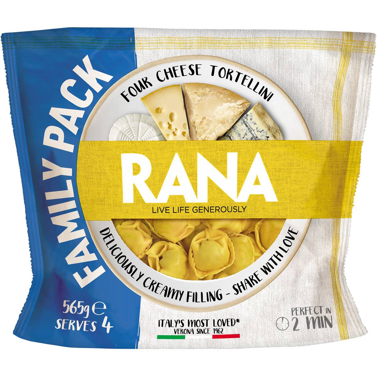 Calories in Rana Four Cheese Ravioli calcount