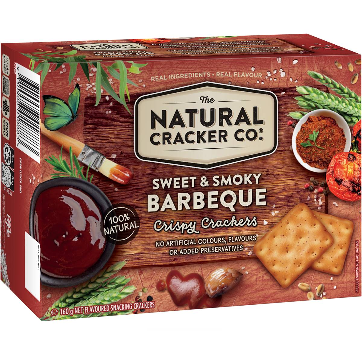 Calories in Fantastic Grainz Rice Cracker Barbeque calcount