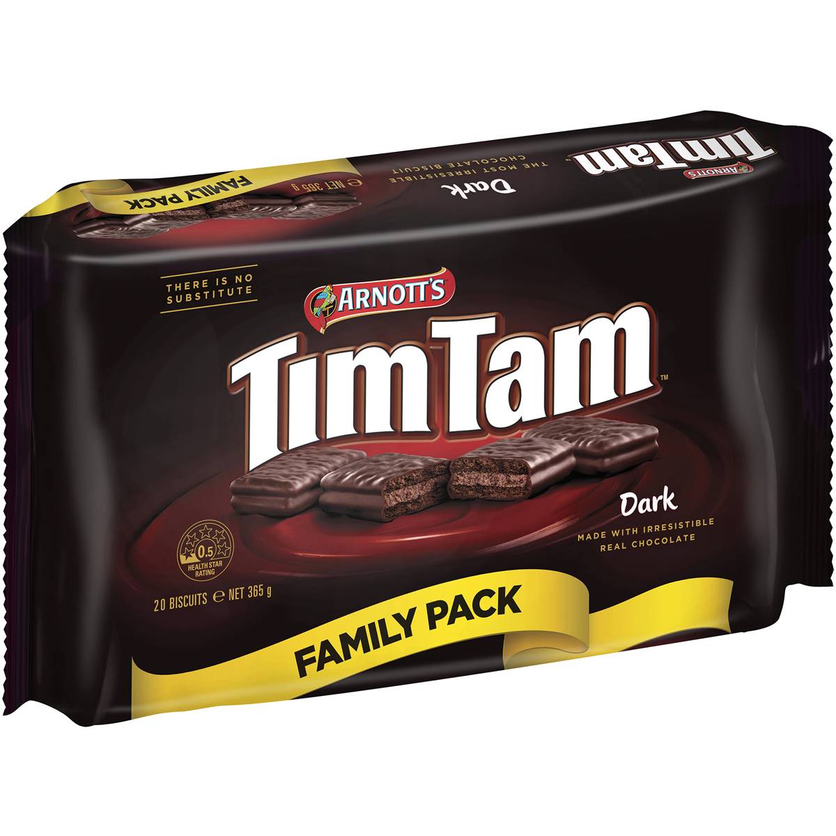 Calories in Arnott's Tim Tam Dark Family Pack calcount