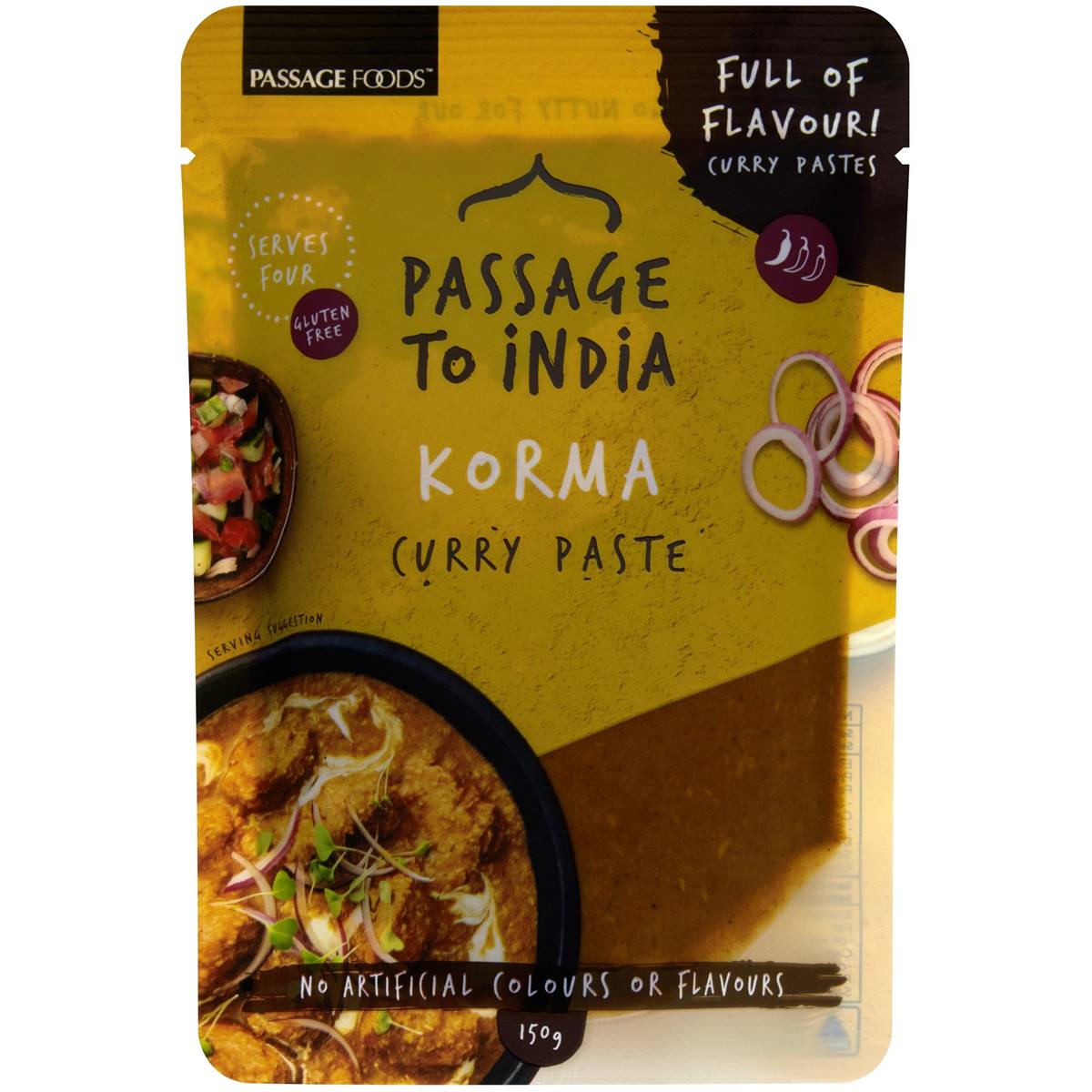 Calories in Sharwoods Korma Paste calcount