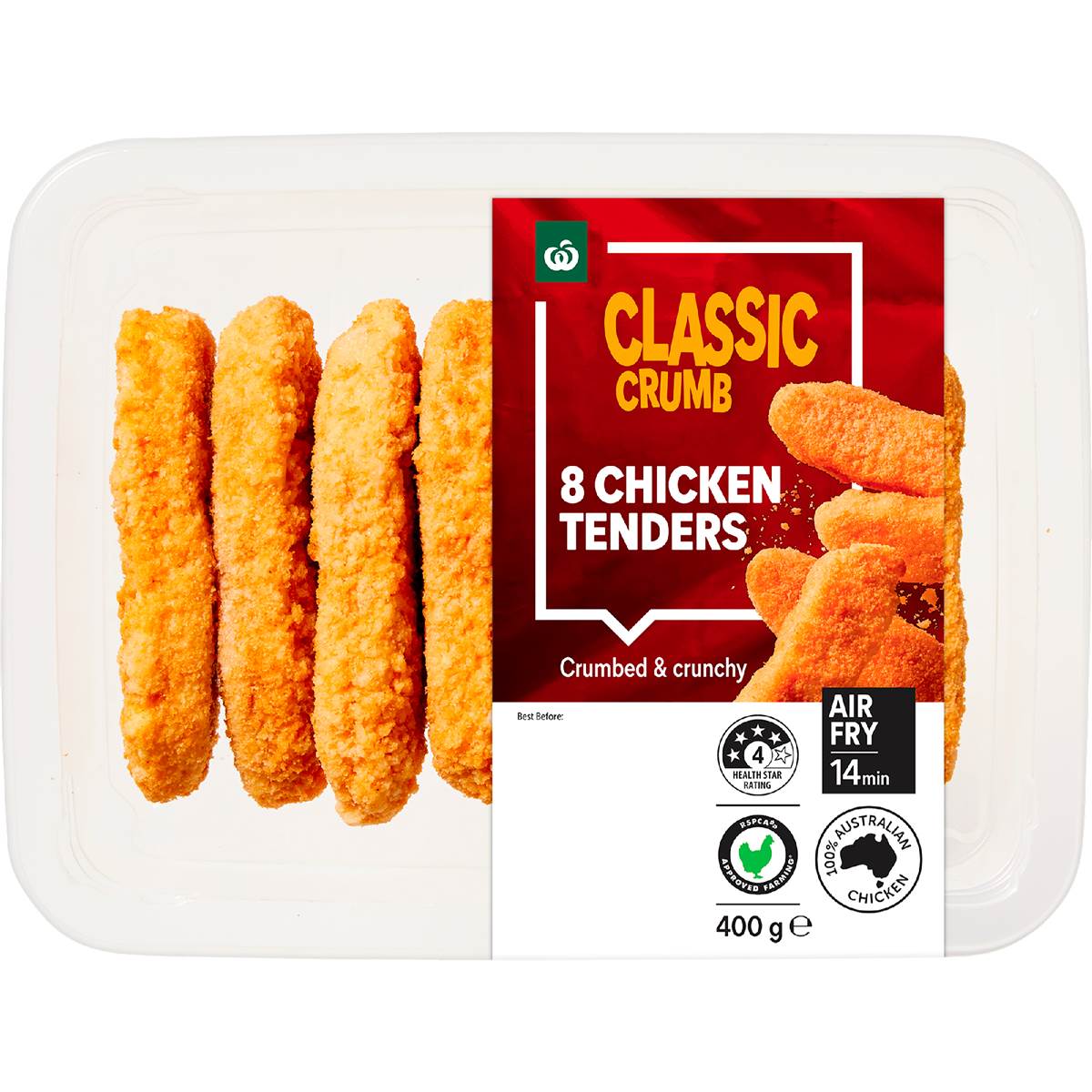 Calories in Woolworths Chicken Tenders Calorie Counter Australia