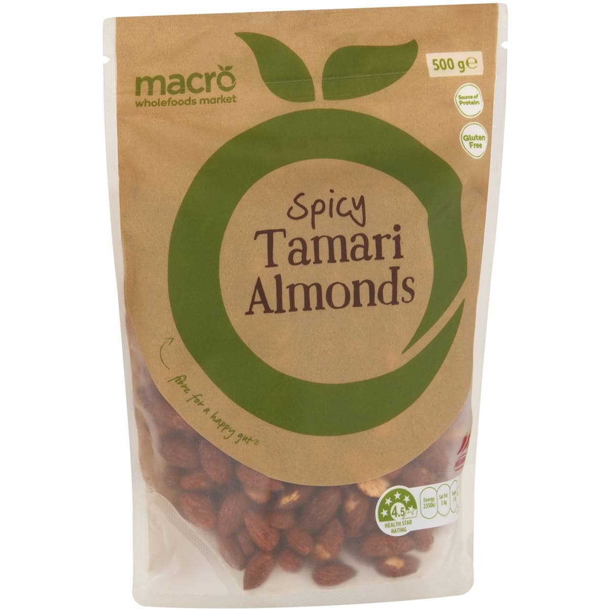 Calories in Woolworths Almonds Tamari calcount