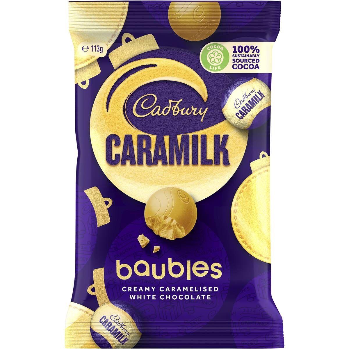Calories in Cadbury Dairy Milk Oreo Bauble calcount