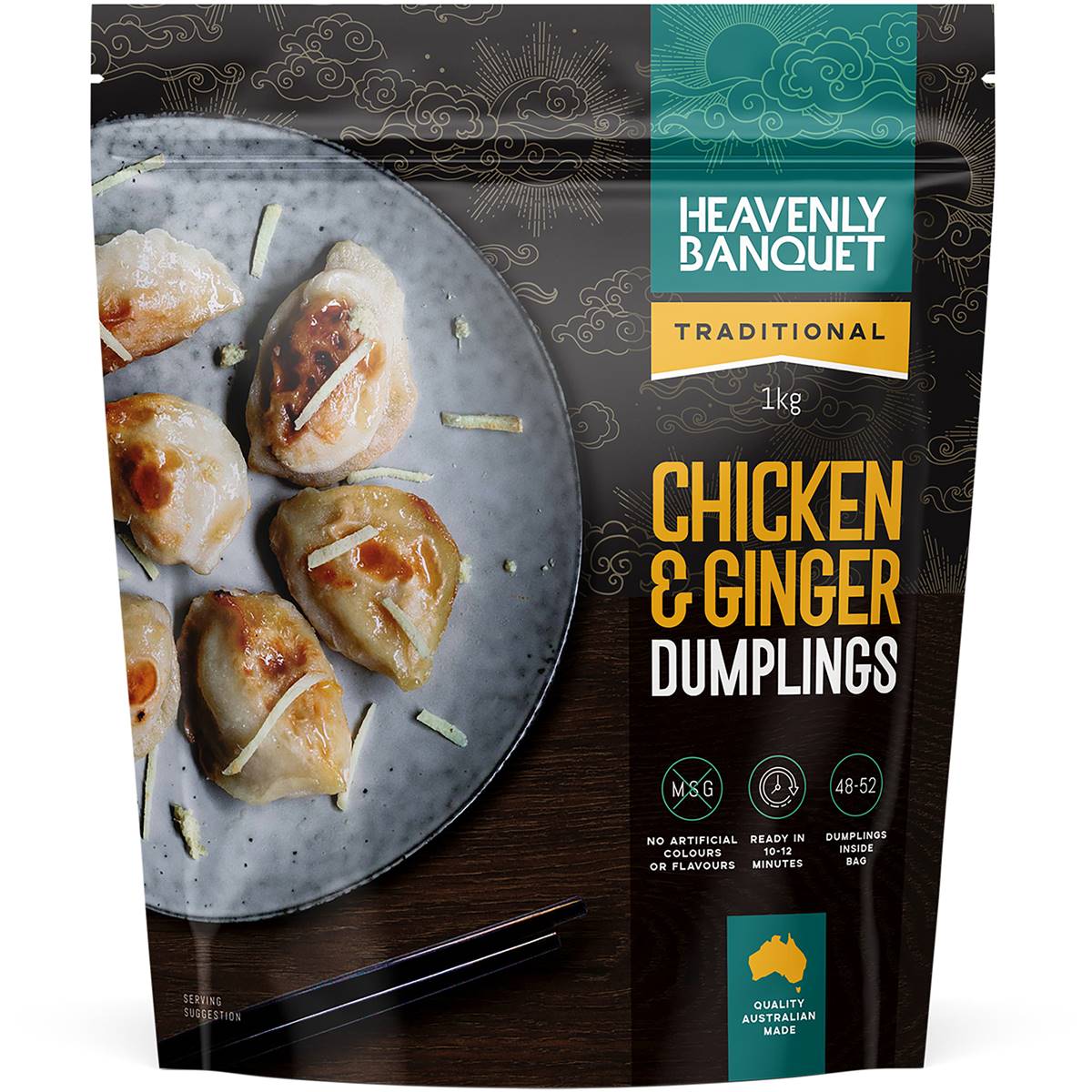 Calories in Heavenly Banquet Chicken & Ginger Dumplings calcount