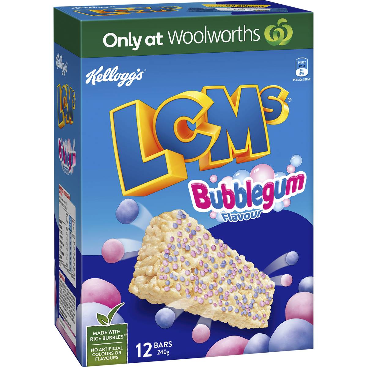 Calories in Kellogg's Lcms Choc Chip Snack Bars calcount