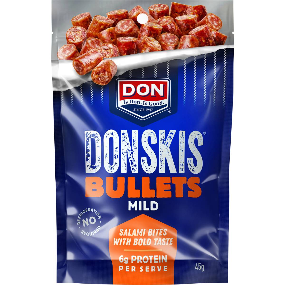Calories in Don Donski Bullets Mild Salami Bites calcount