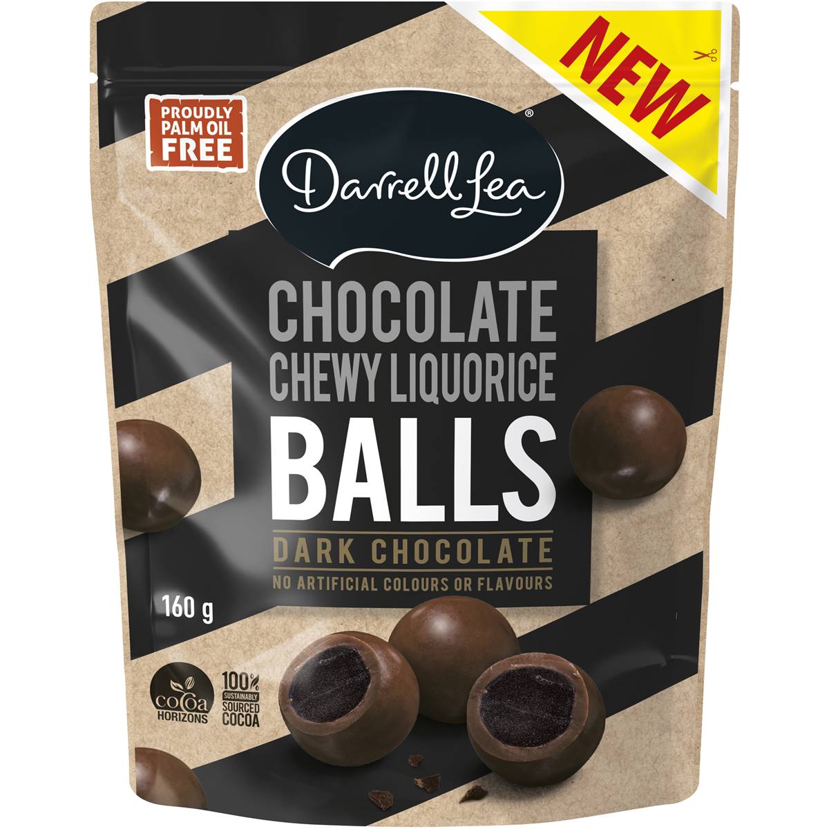 Calories in Darrell Lea Chocolate Liquorice Balls calcount