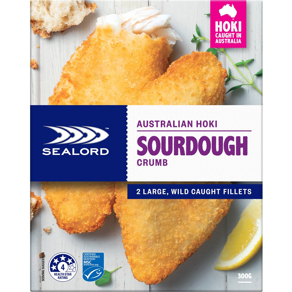 Calories in Sealord 3 Seed Crumb Hoki Fillets calcount