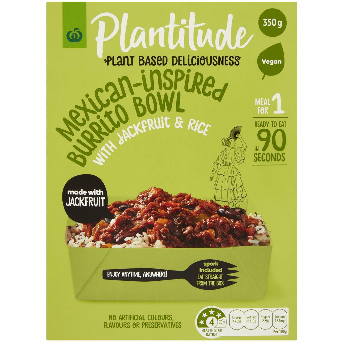 Calories in Woolworths Canned Yellow Jackfruit calcount
