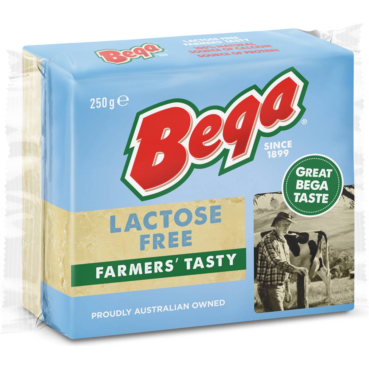 Calories in Bega Tasty Cheese calcount