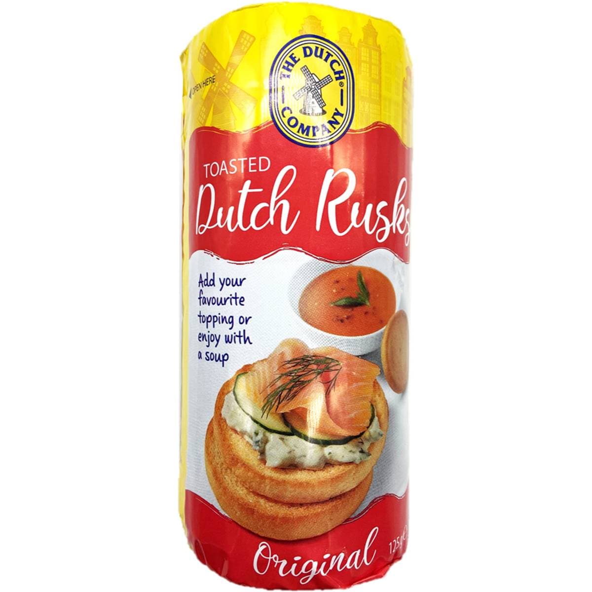 Calories in The Dutch Company European Foods Rusks Toast calcount