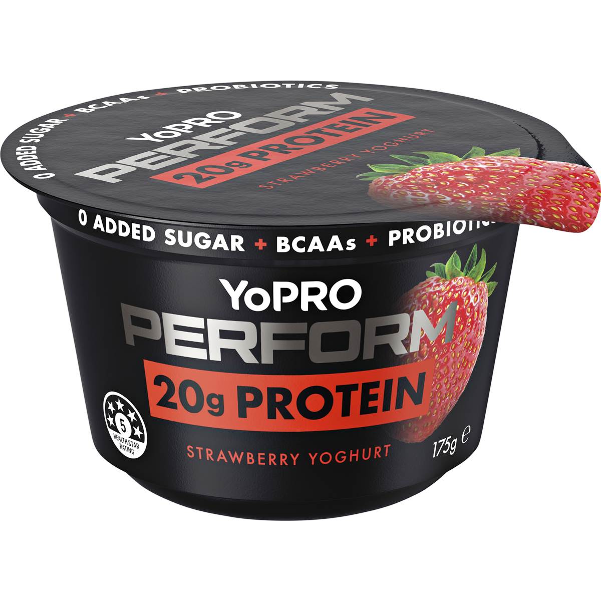 Calories in Danone Yopro Strawberry Yoghurt Tub calcount
