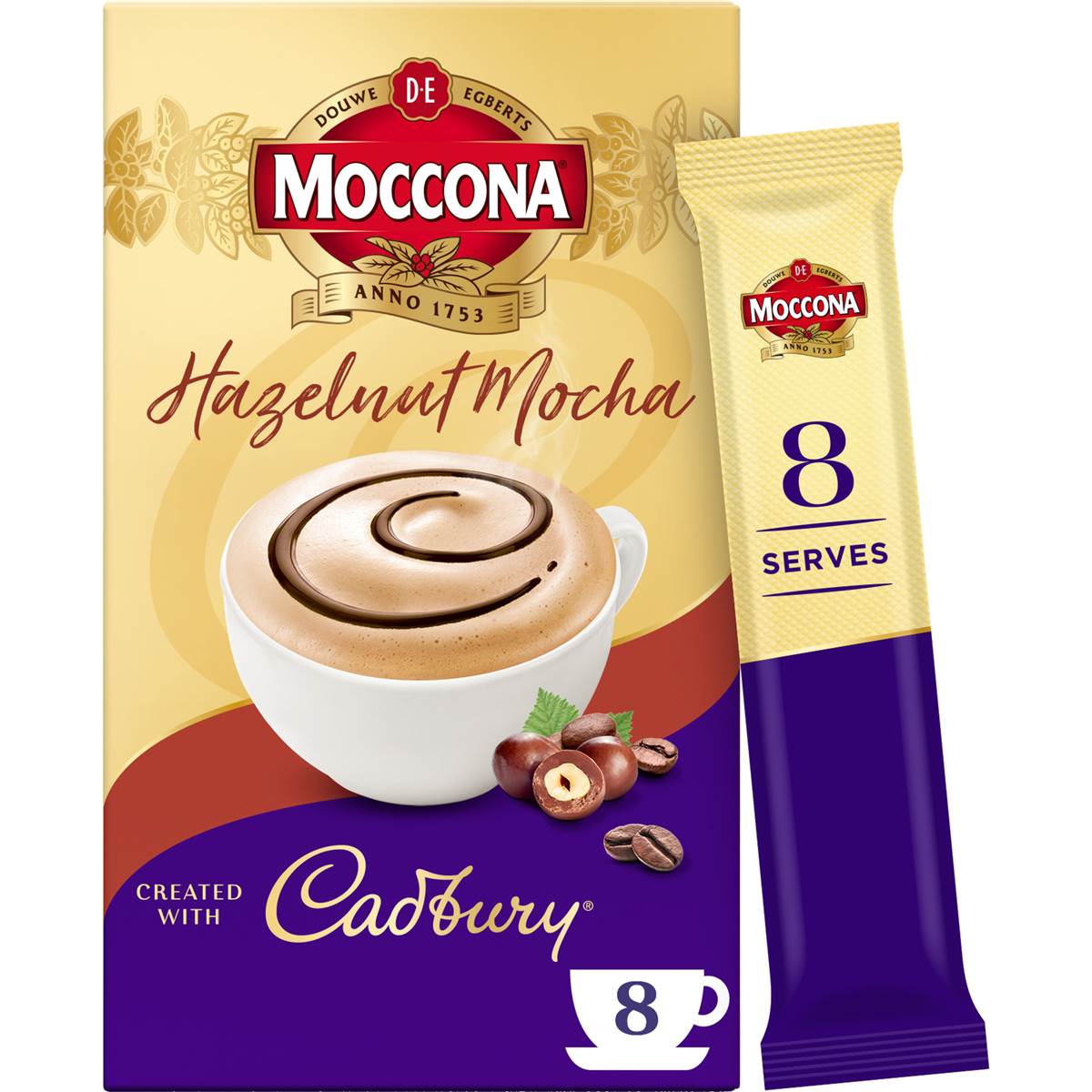 Calories in Moccona Cadbury Mocha Sachets calcount