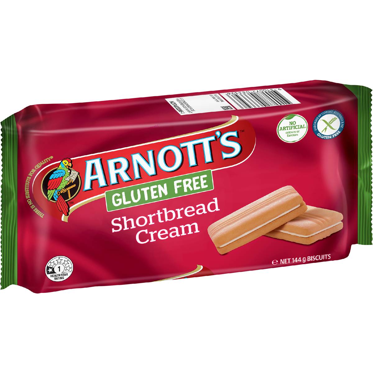 Calories in Arnott's Shortbread Cream Biscuits Shortbread Cream calcount