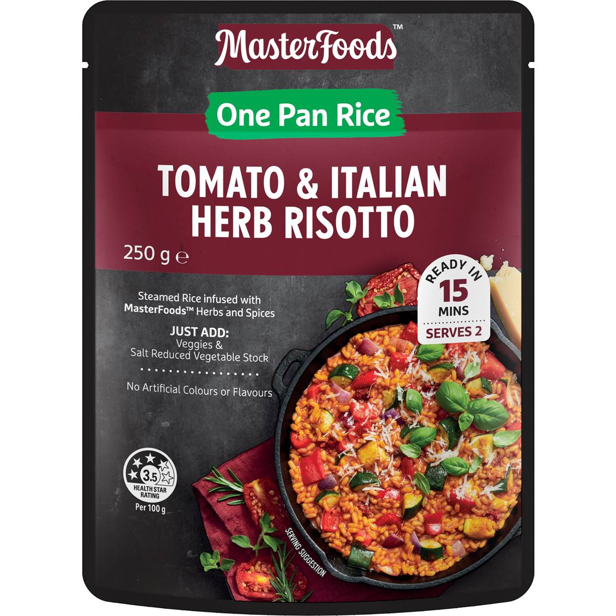 Calories in Heinz One Pan Italian Style Risotto calcount