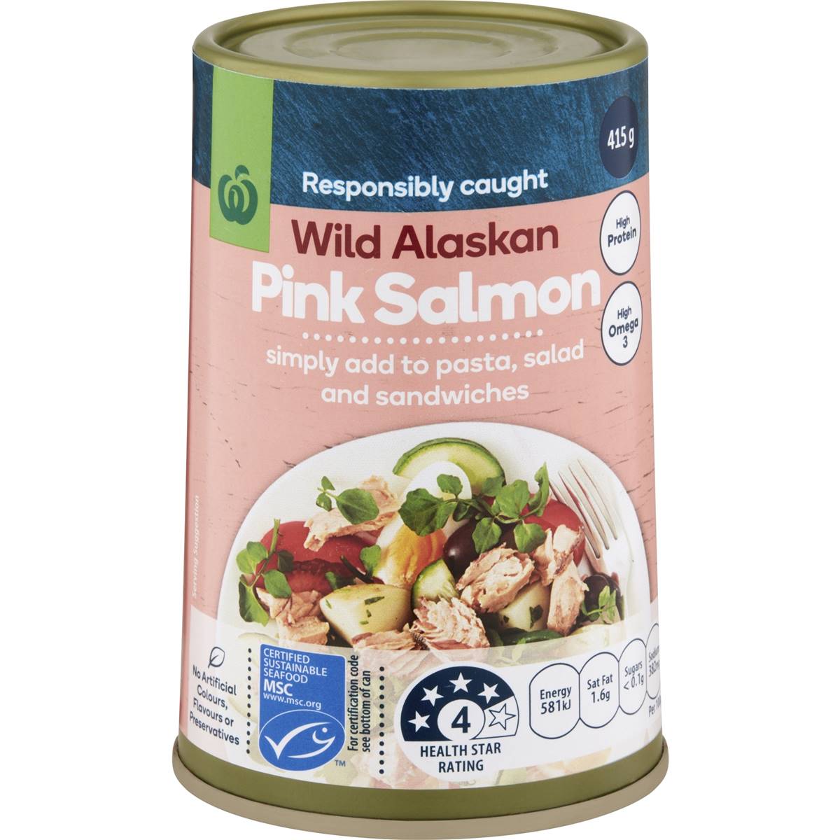 Calories in Woolworths Salmon Pink calcount