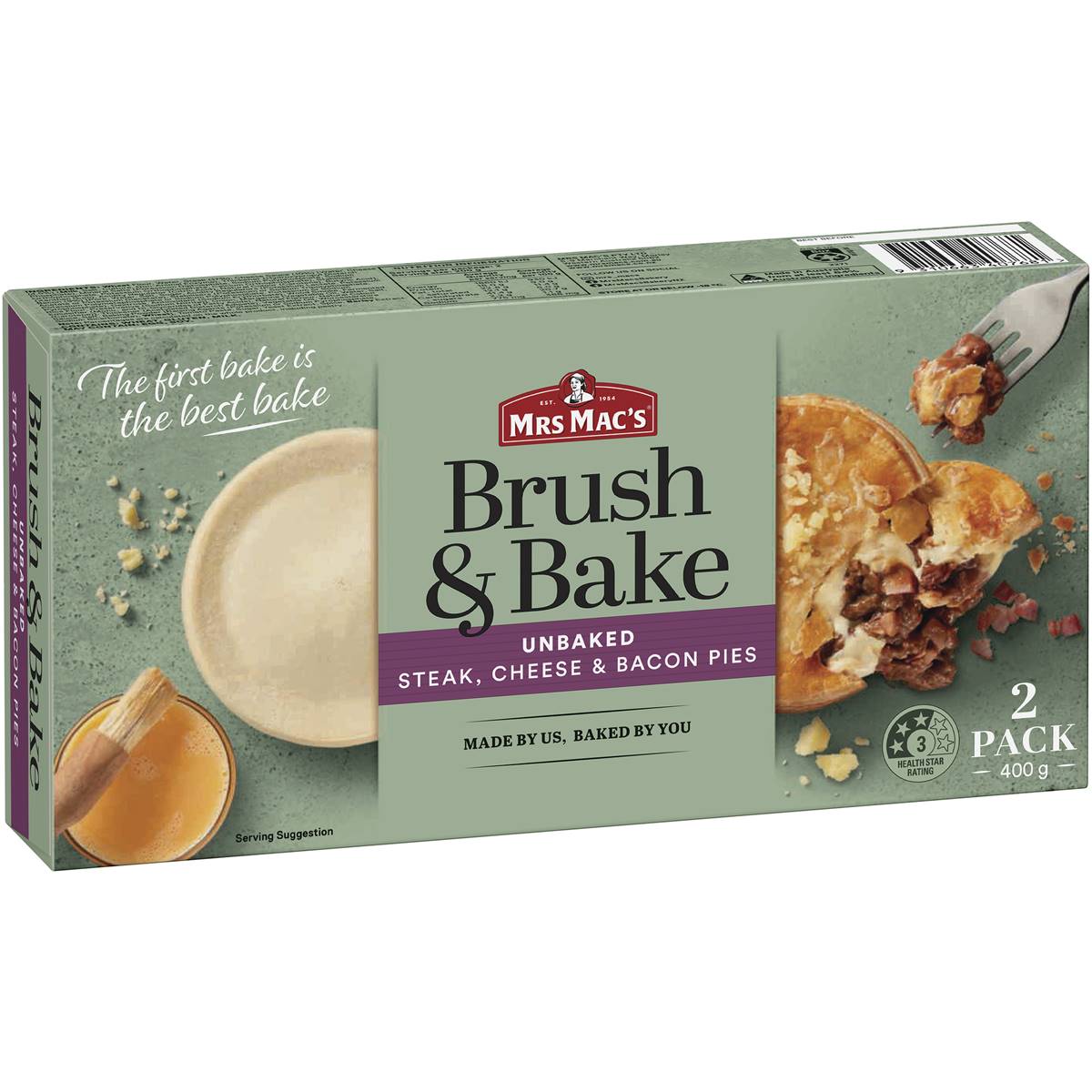 Calories in Mrs Macs Oven Fresh Premium Steak Pies calcount